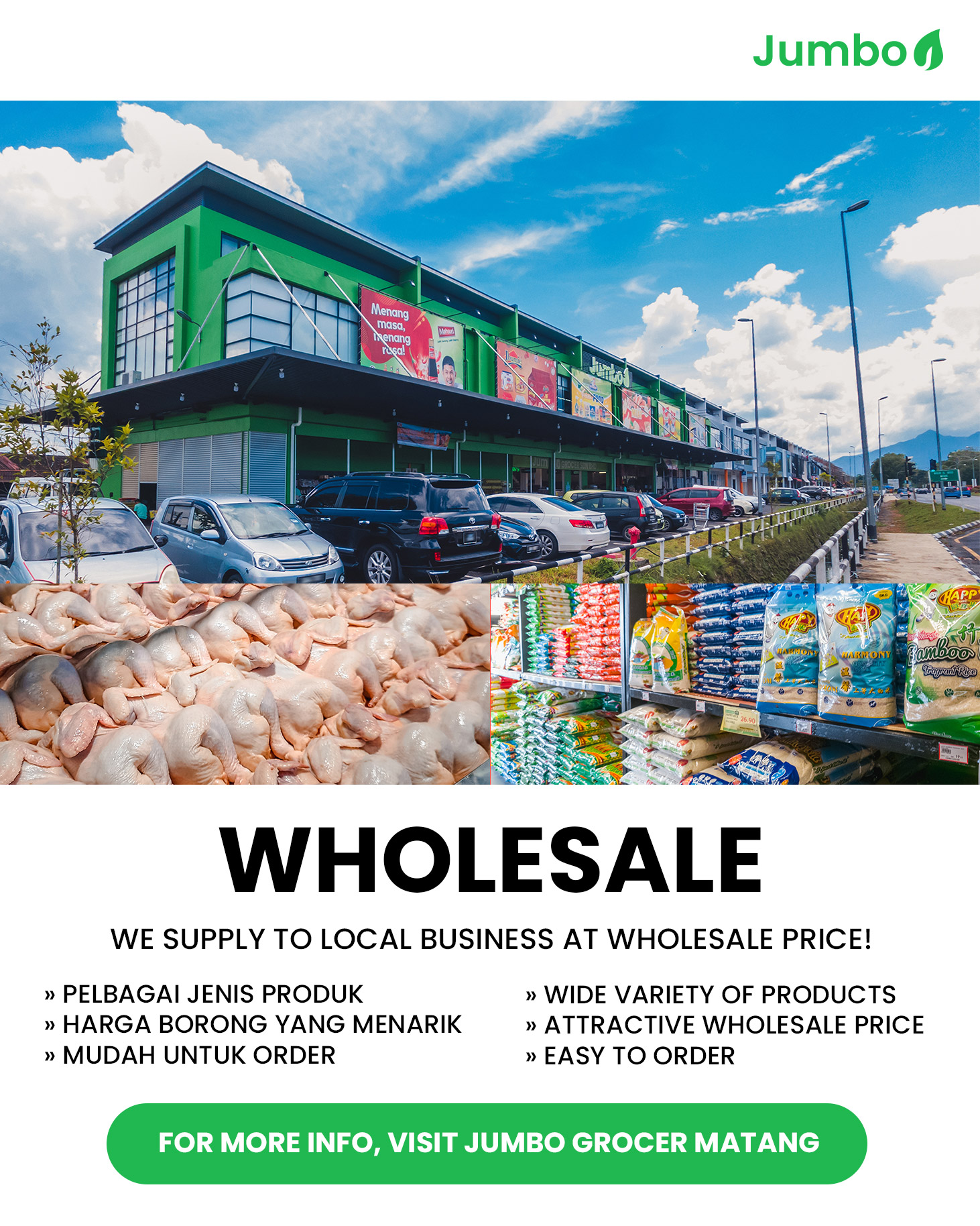 Join our wholesale program at Jumbo Grocer Matang - Jumbo Grocer